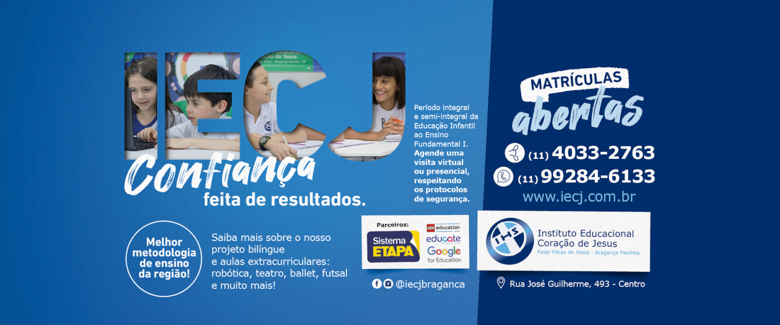 Instituto Educacional Coração de Jesus | Educação Infantil, Fundamental ...